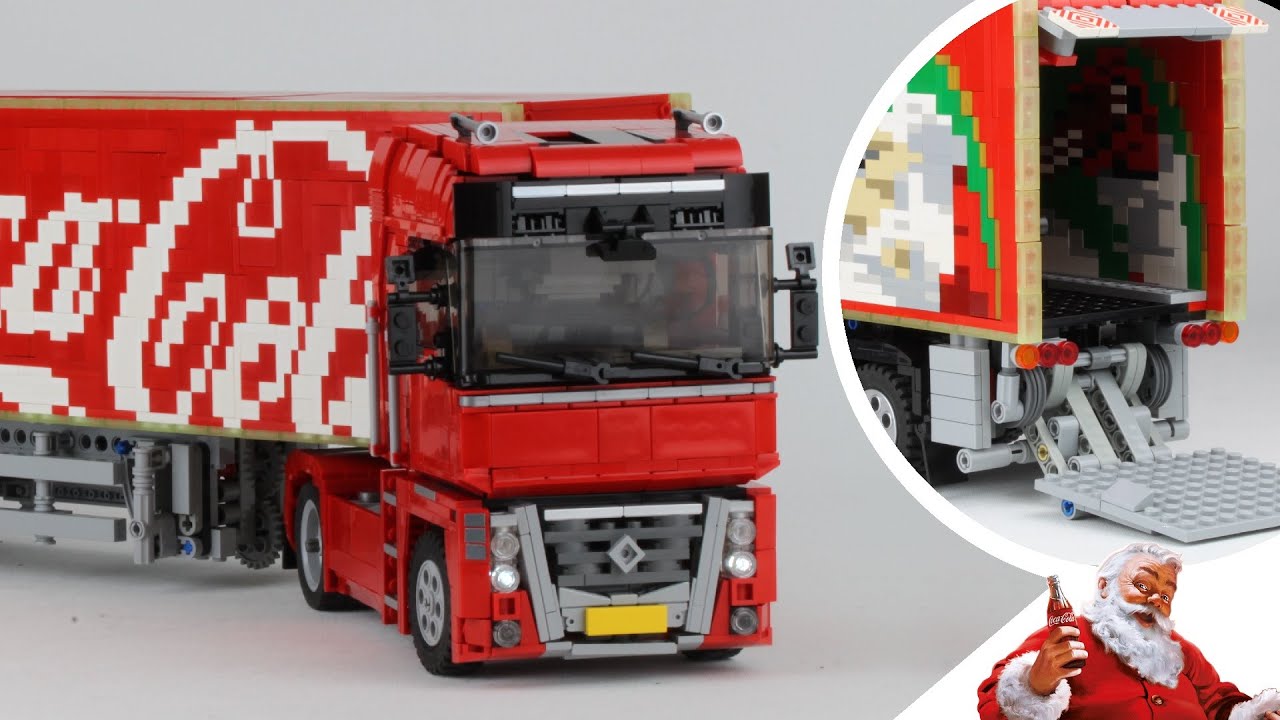 Motorised LEGO Renault Magnum with Building Instructions - YouTube