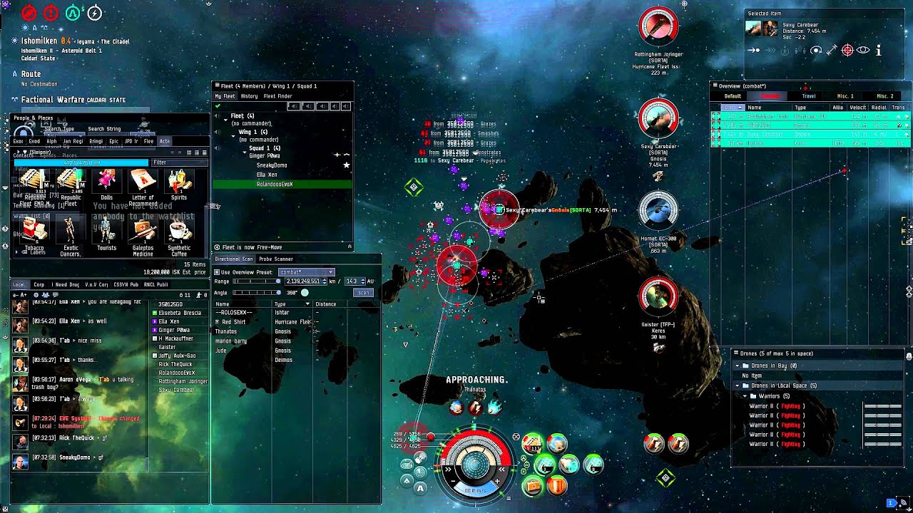 Eve Online - Random Sleipnir Fights - YouTube