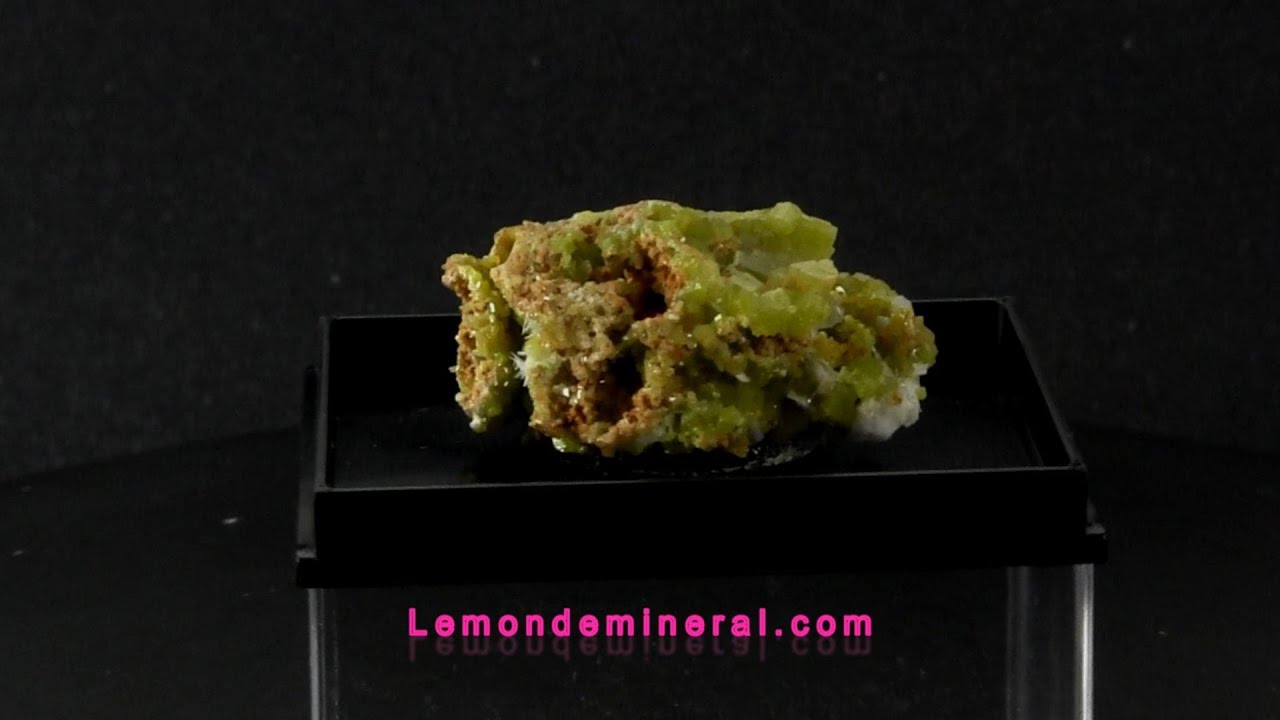 Pyromorphite d'Asprières Aveyron (France) année 2015 (LLP-025) - YouTube