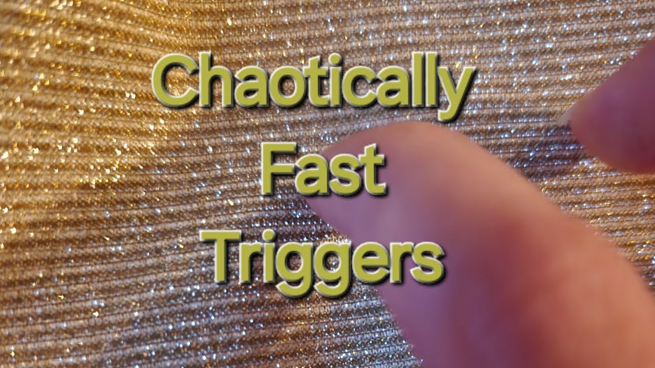 ASMR Chaotically Fast & Aggressive Triggers with Camera Tapping - YouTube