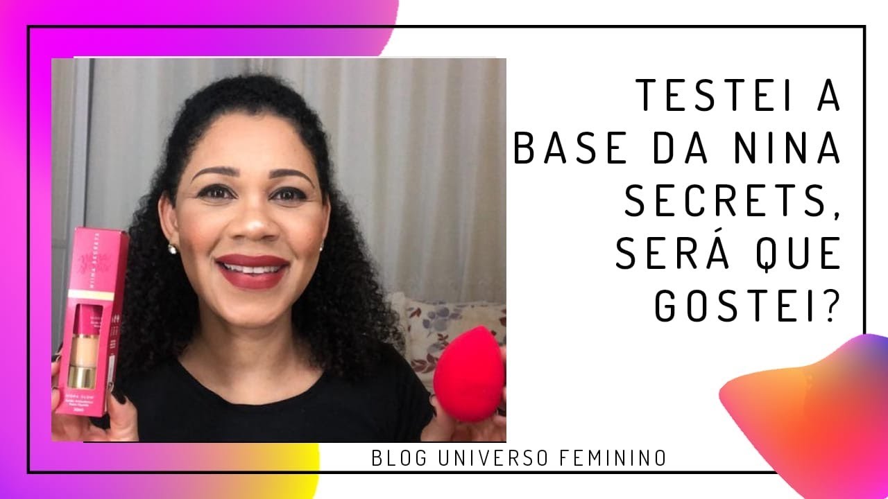 Primeiras Impressões Base Nina Secrets Eudora - YouTube