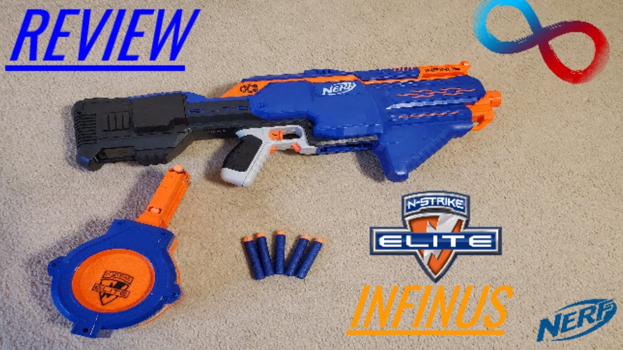 [Review] NERF N-Strike Elite Infinus | Tacti-cool loading! - YouTube