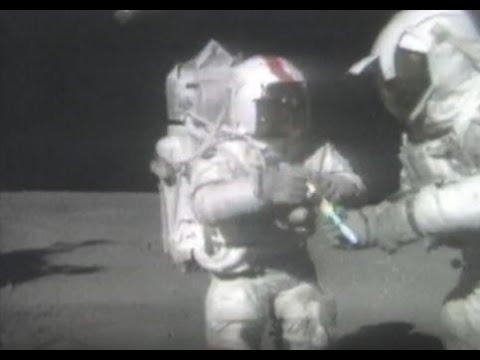 Apollo 16 - Lunar EVA 1 from Rover TV - Part 7 - YouTube