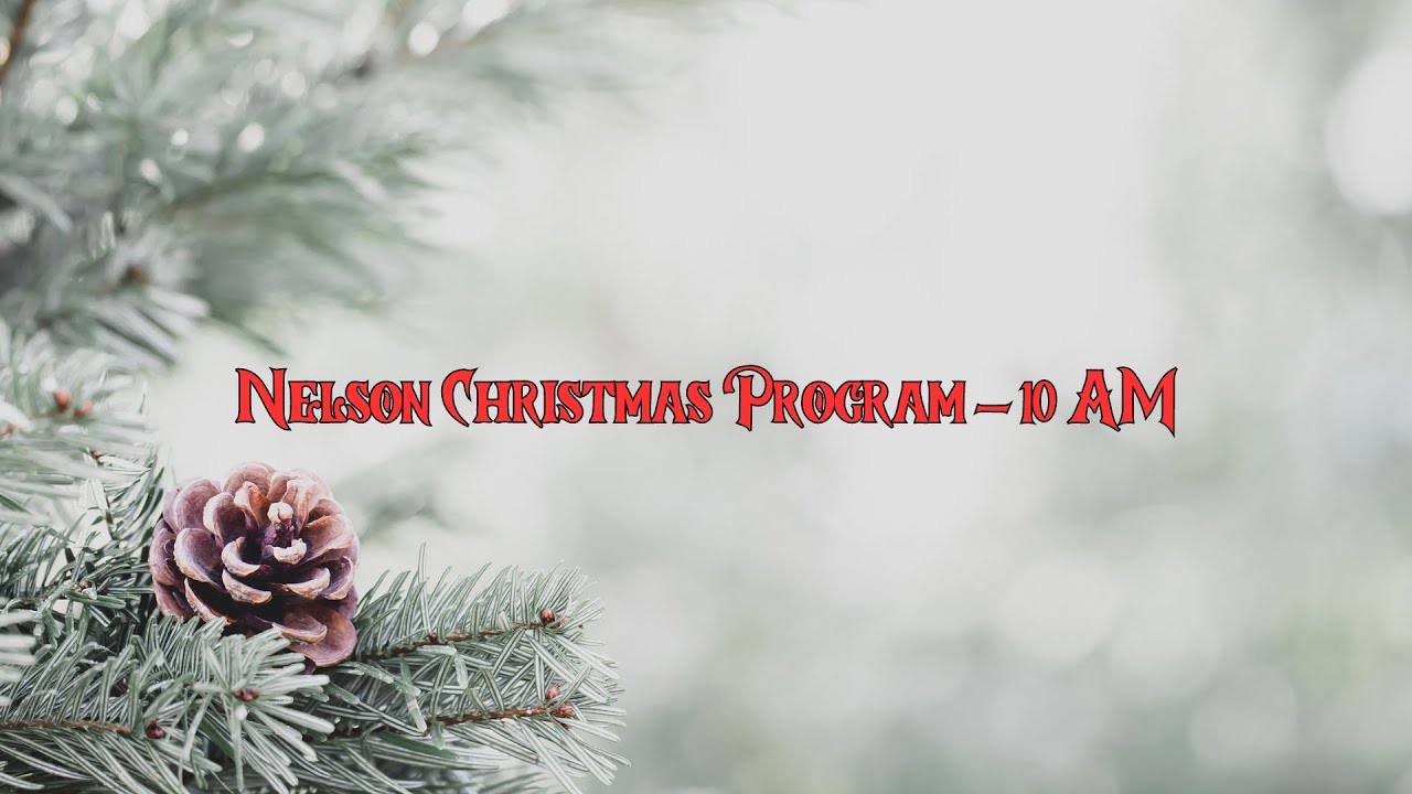 Nelson Primary Christmas Program - Dec 8, 2023 - 10 AM - YouTube