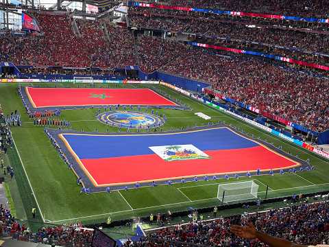 National Anthem of Haiti 🇭🇹 | 2026 FIFA World Cup - Mercedes-Benz Stadium, Atlanta | Morocco v Haiti