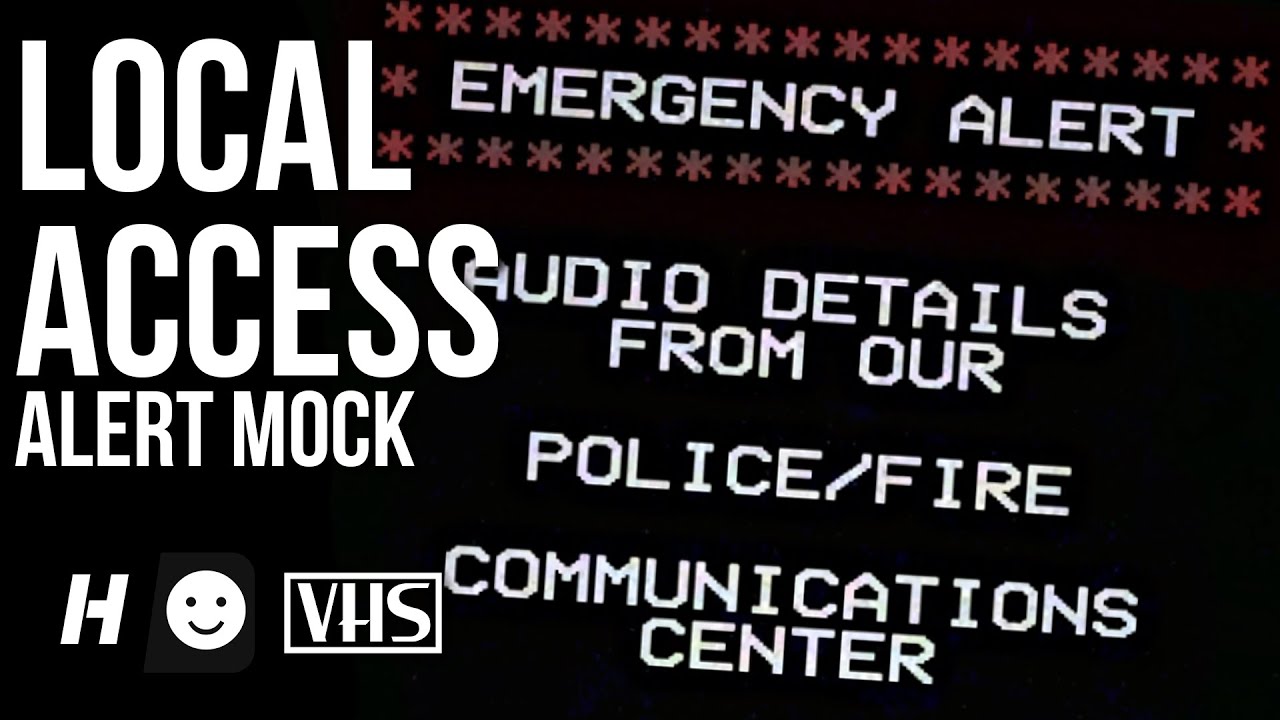 A Local Access Alert Mock | VHS - YouTube