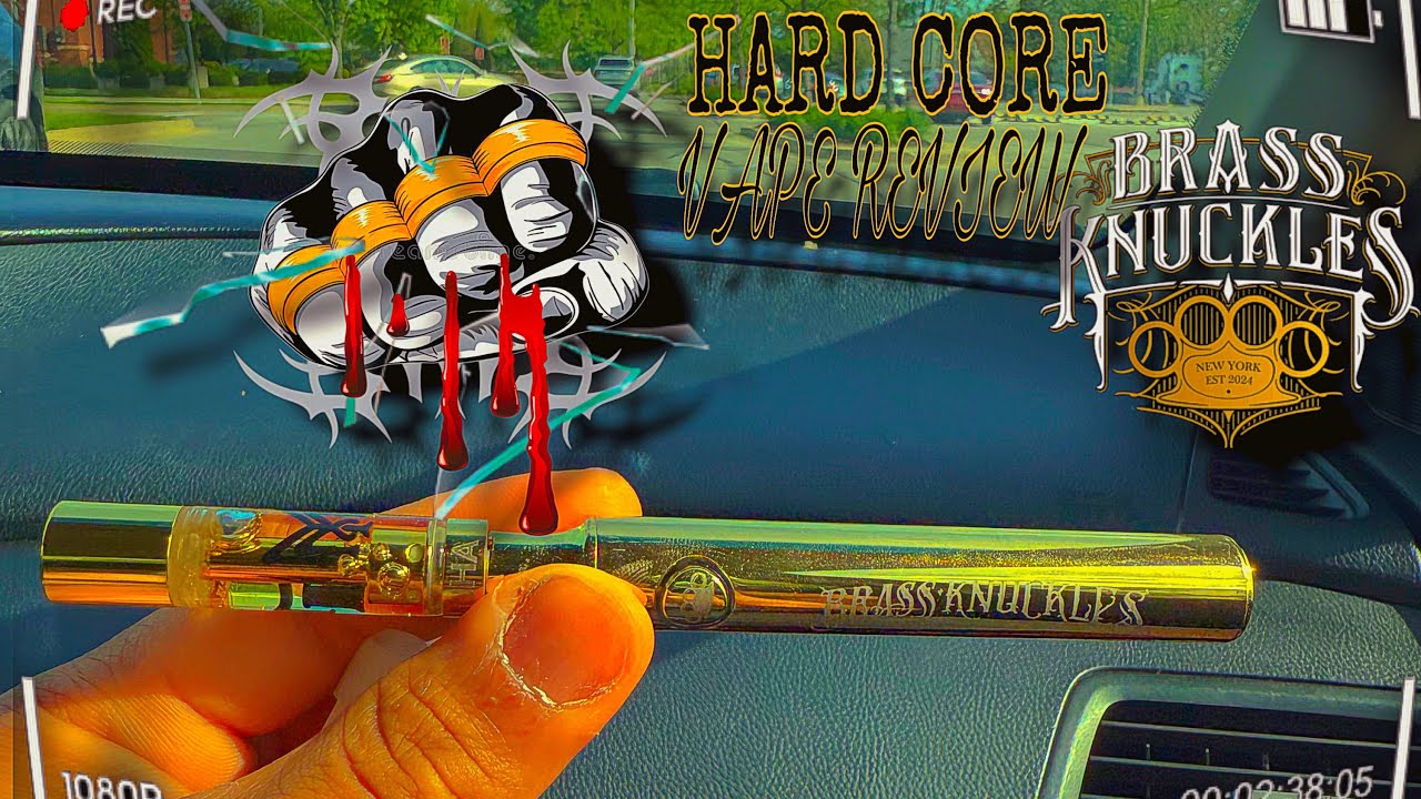 BRASS KNUCKLES OG ADJUSTABLE VAPE PEN Battery REVIEW 900 mAh - YouTube
