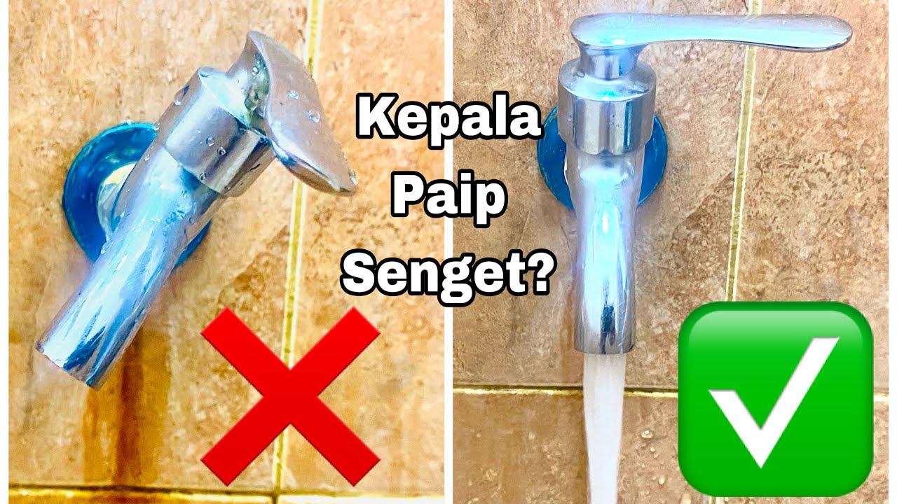 Betulkan Kepala Paip Senget | Mudah Jer - YouTube
