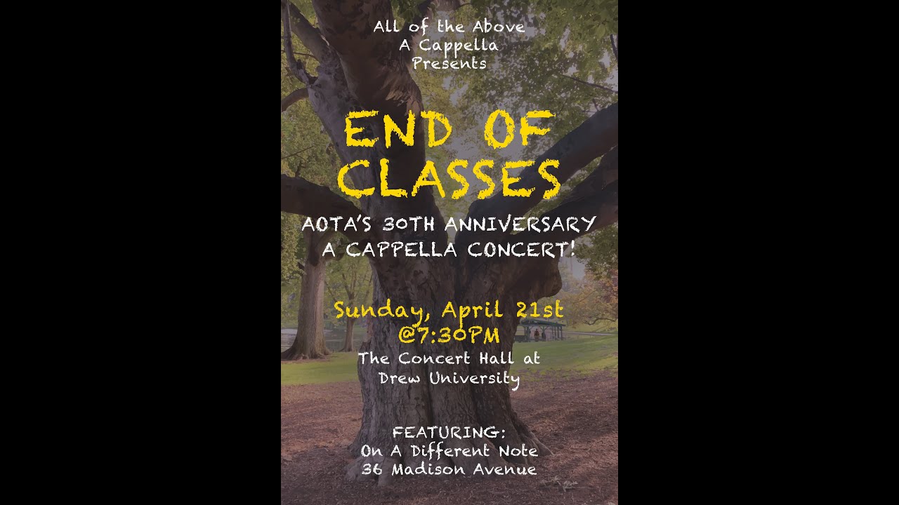 AOTA's 30th Anniversary: End of Classes - YouTube