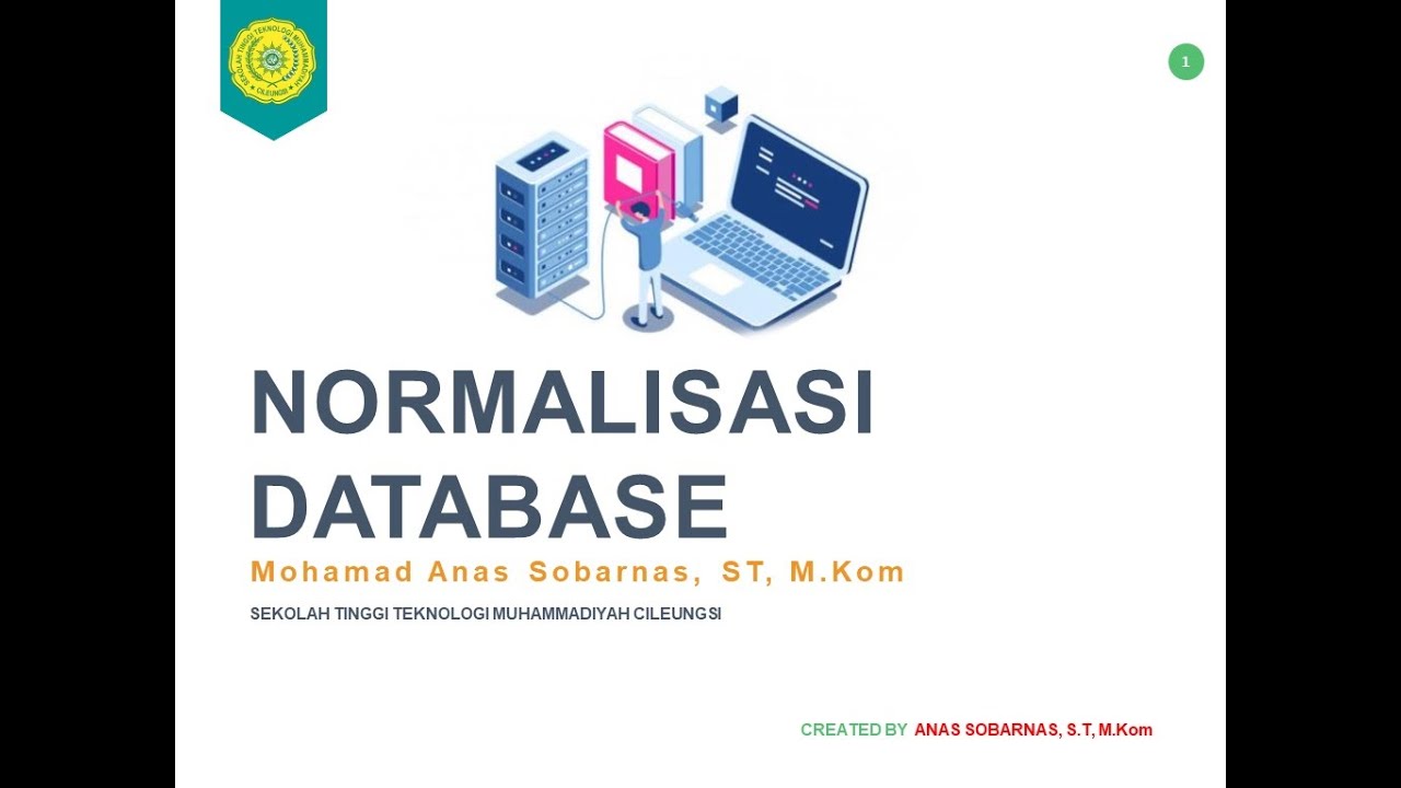 Normalisasi Database (1NF) - YouTube