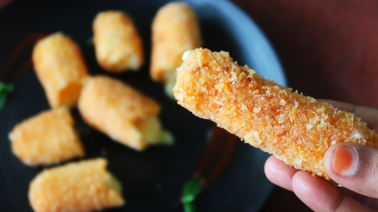 Cheese Fingers | How to Make Cheese Sticks at Home #kidssnacks # ...