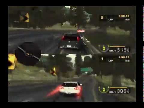 Need for Speed Most Wanted - 2 player split screen Grande Punto vs Golf ...
