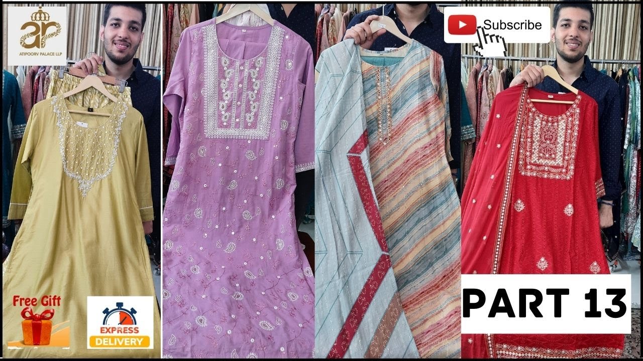 Part #13 | Latest Muslin Kurtis | Designer Boutique Wear | Atipoorv ...