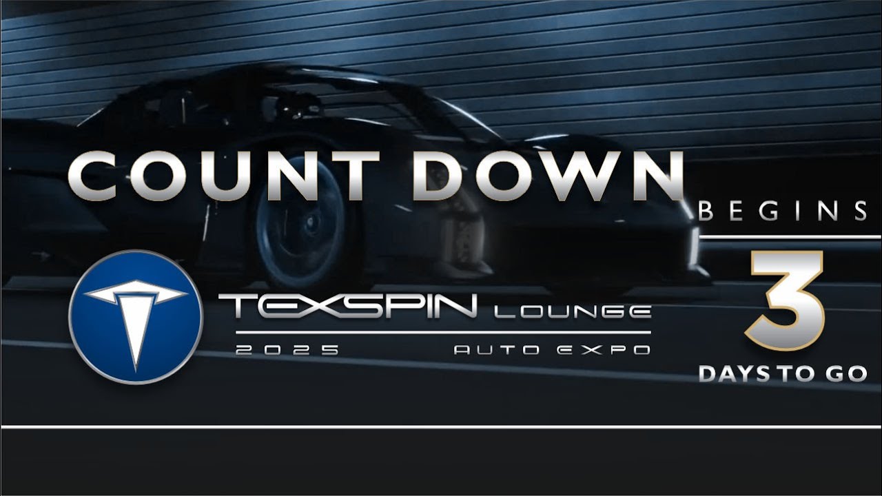 3 Days to Go! | TEXSPIN®️ LOUNGE Returns at Auto Expo 2025 - YouTube