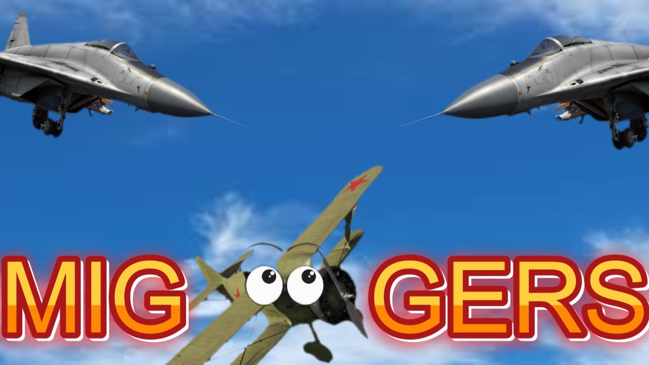 HUNTING MIGGERS with my granny's BYPLANE! War Thunder - S0mby w/ Shadow ...