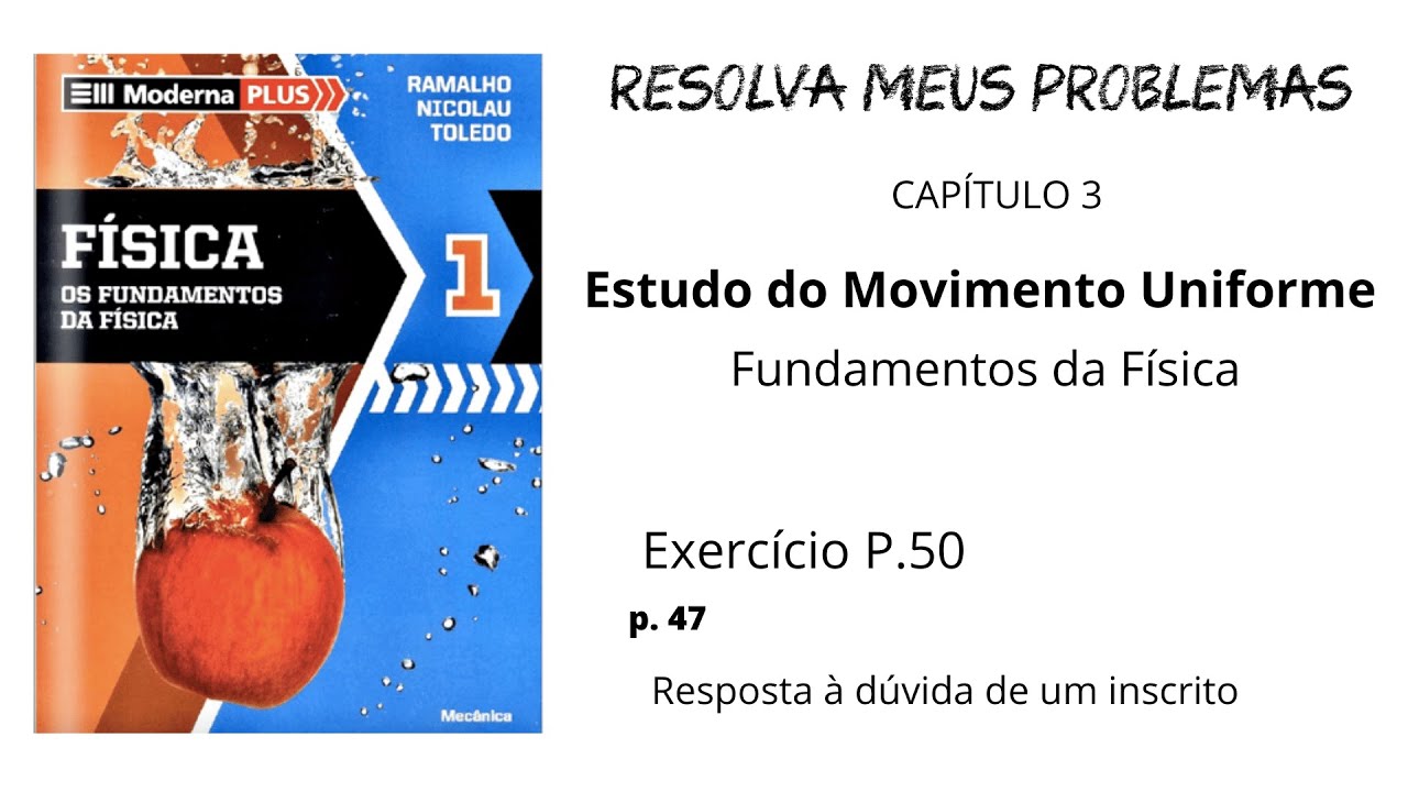 Estudo do movimento uniforme. - YouTube