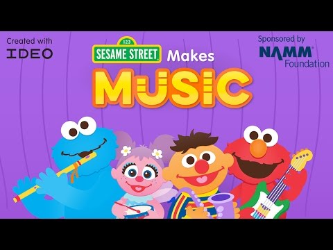 Sesame Street Makes Music (Sesame Street) - NEW Song Update! - Best App For Kids
