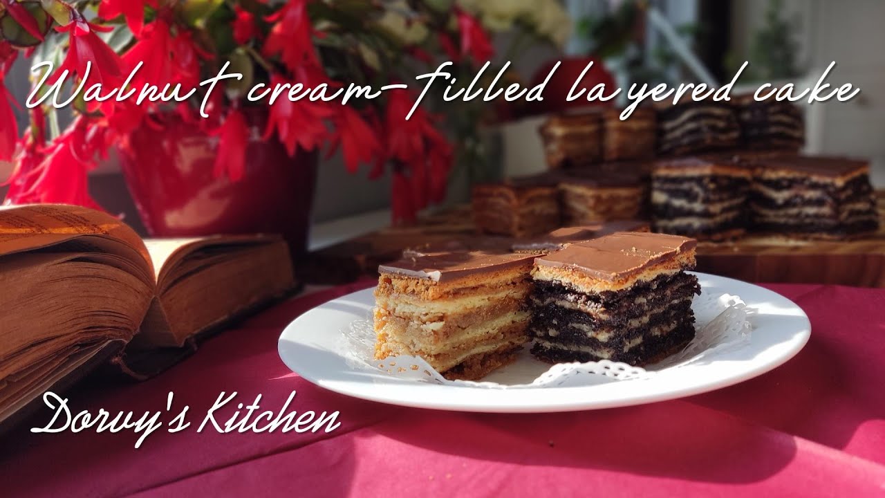 Zserbo {dios-makos} / Gerbeaud Cake - YouTube