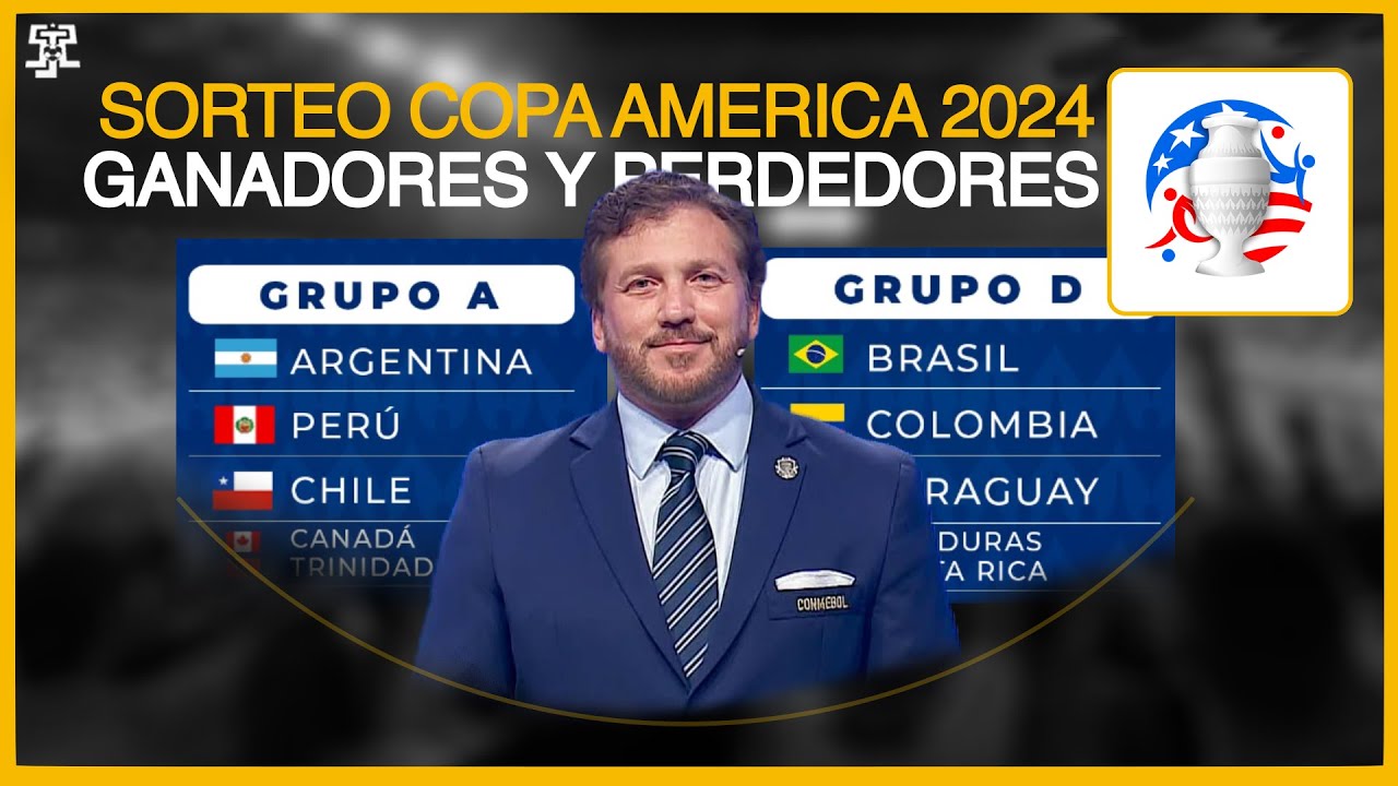 SORTEO COPA AMERICA 2024 | GANADORES y PERDEDORES | GRUPOS CONFIRMADOS ...