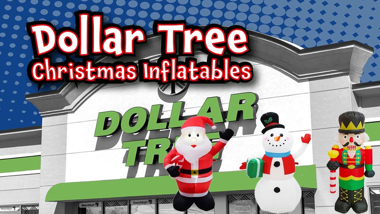 Dollar Tree Christmas Inflatable Walk Through - YouTube