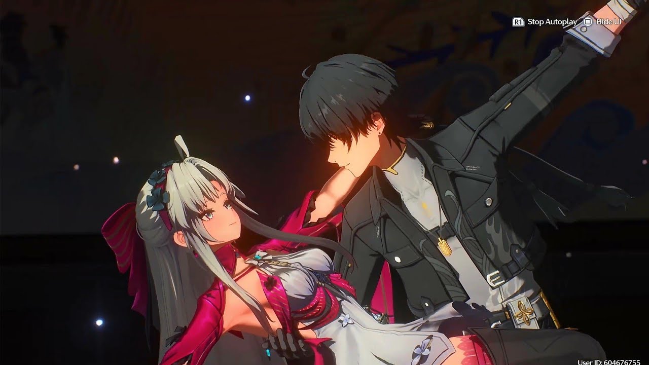 Wuthering Waves rover and carlotta dance cutscene rover x carlotta ...