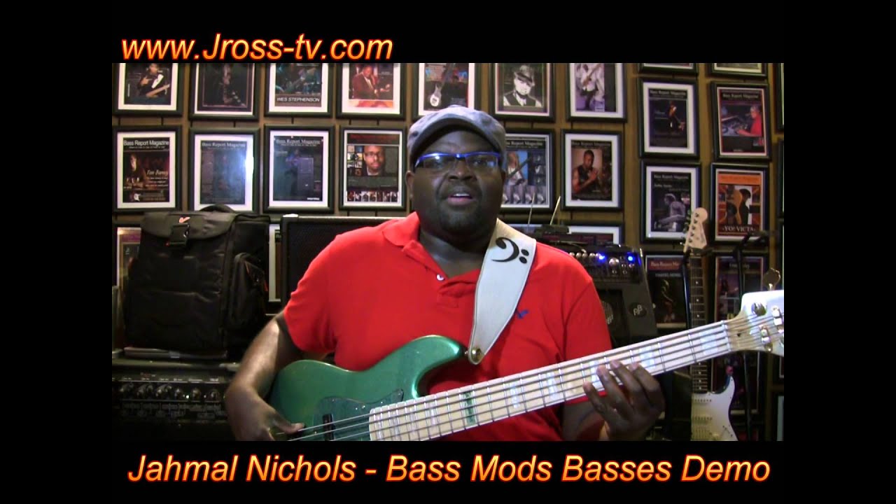James Ross @ Jahmal Nichols - Bass Mods Basses (5 String Green Goblin ...