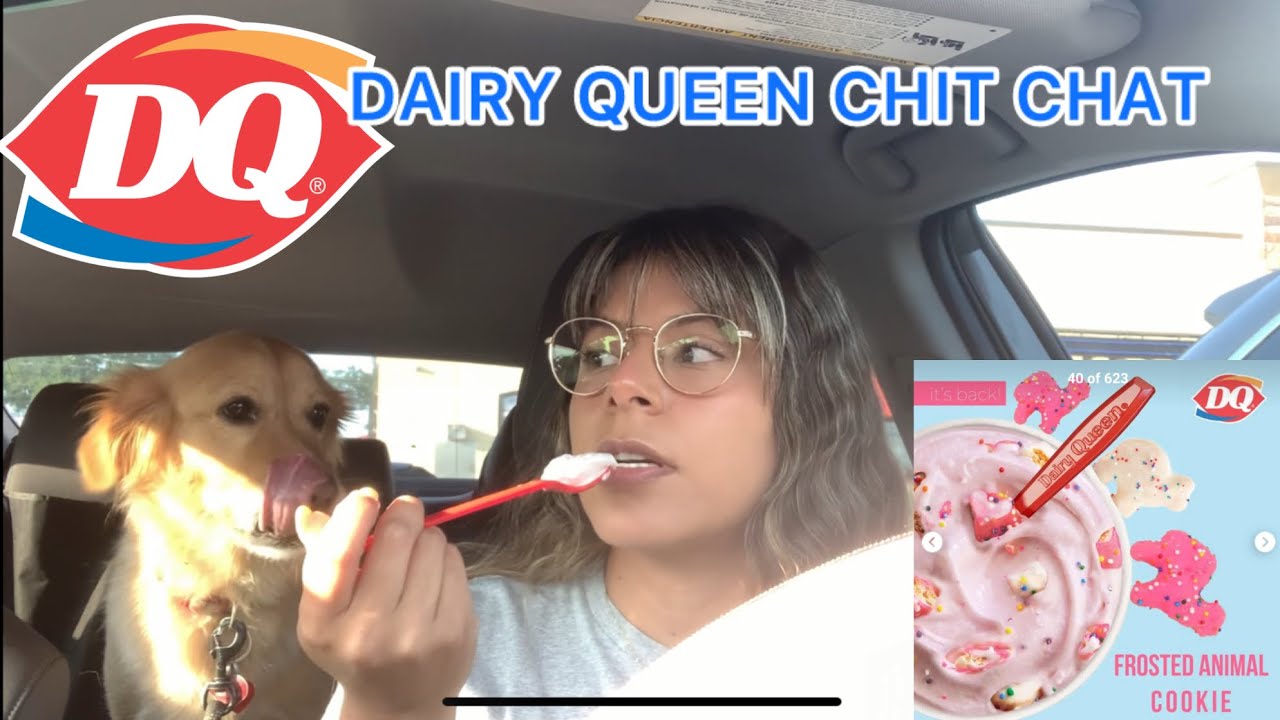 Dairy Queen’s frosted animal cookie blizzard +chit chat - YouTube