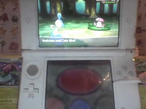 Pokemon XY Shiny Meditite and MEGA MEDICHAM Battle and Amie! - YouTube