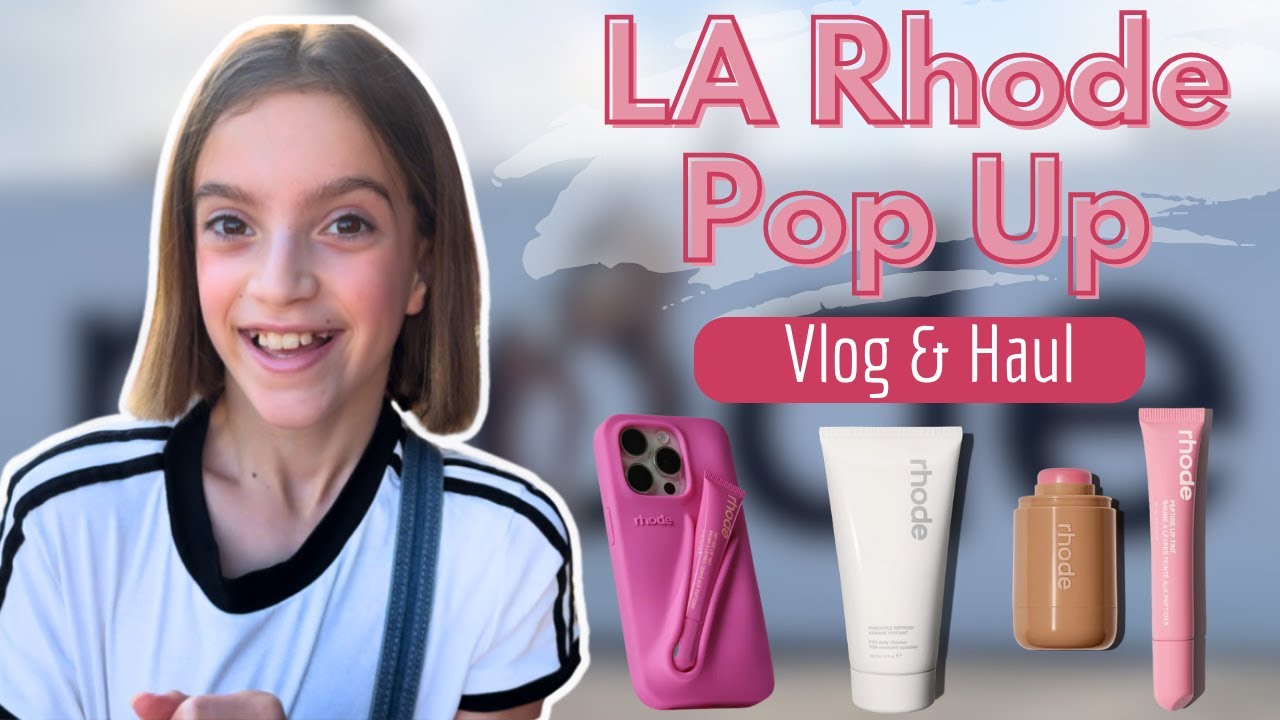 LA Rhode Pop Up **VLOG & HAUL** | Lights, Camera, Chyler | Ep. 22 #haul ...