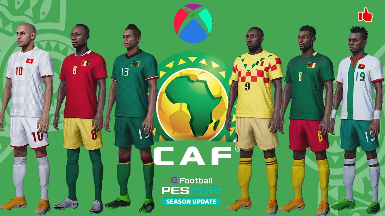 AFRICAN NATIONS #CAF KITS PES 2021 XBOX ONE - YouTube