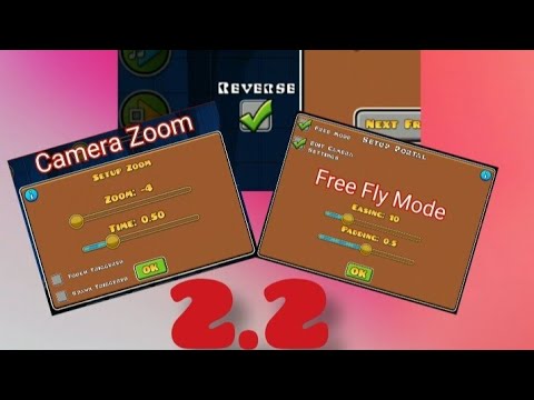 2.2 Camera Controls and Free Flying Mode | Geometry Dash 2.2 - YouTube