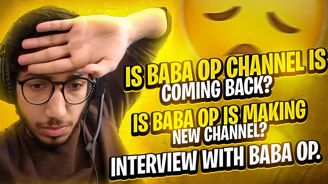 UPDATE ABOUT BABA OP CHANNEL | IS BABA CHANNEL COMING BACK | 3XGAMBLER ...