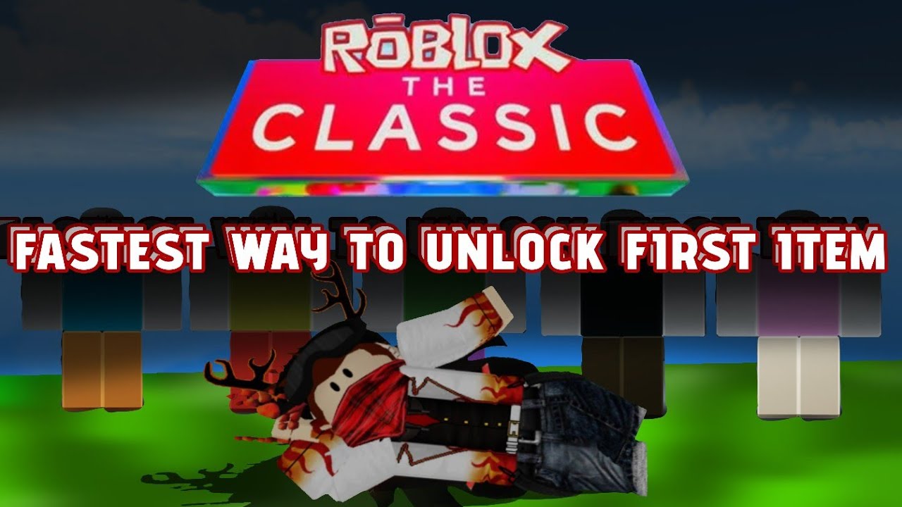 FASTEST WAY TO UNLOCK FIRST ITEM || roblox classic event tutorial - YouTube