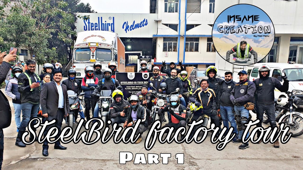 steelbird hi-tech factory tour || baddi campus || Part 1 - YouTube