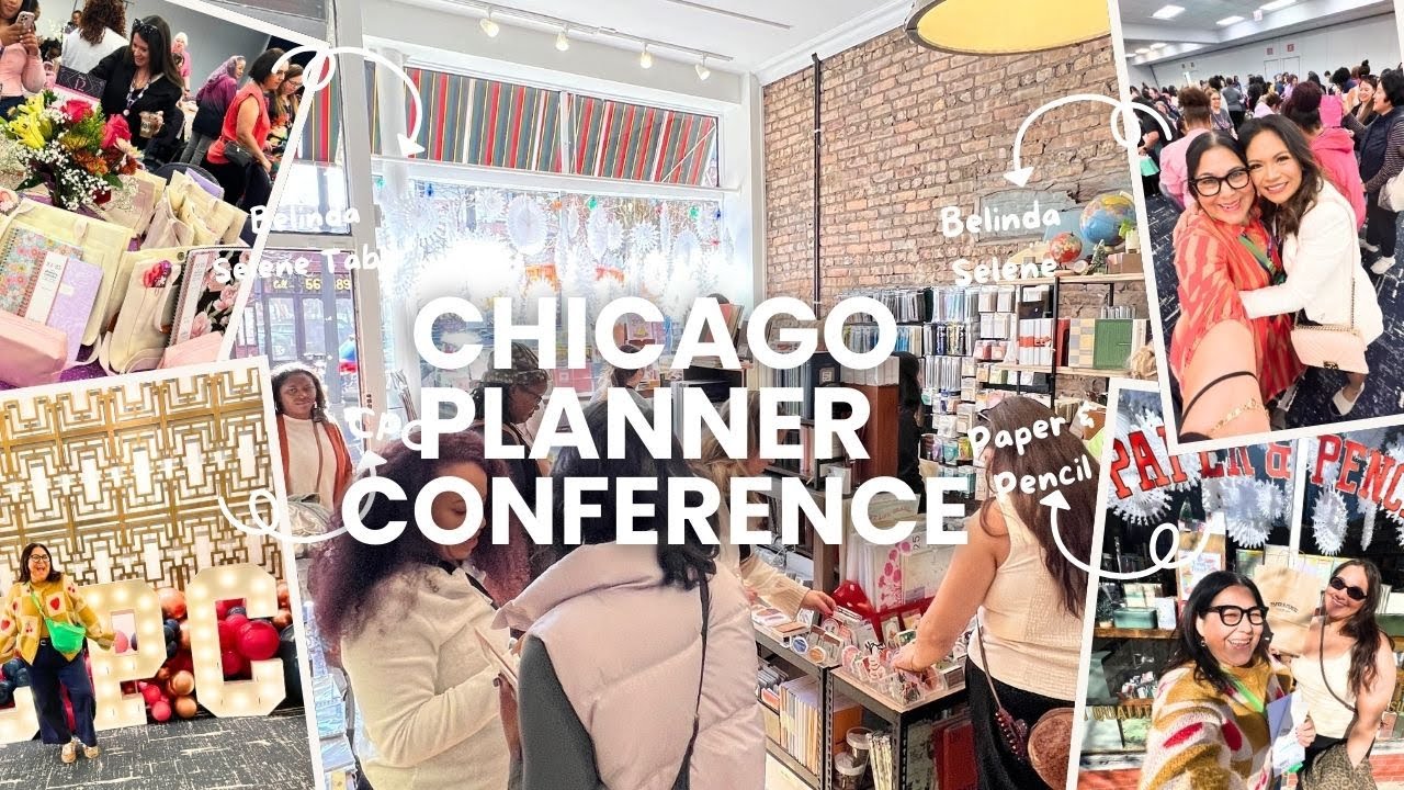 Chicago Planner Conference 2024 and exploring Chicago - YouTube