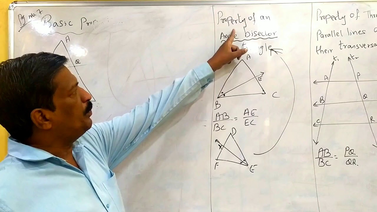 10th STD | GEOMETRY (SIMILARITY-1) | Basic Proportionality Theorem | - YouTube