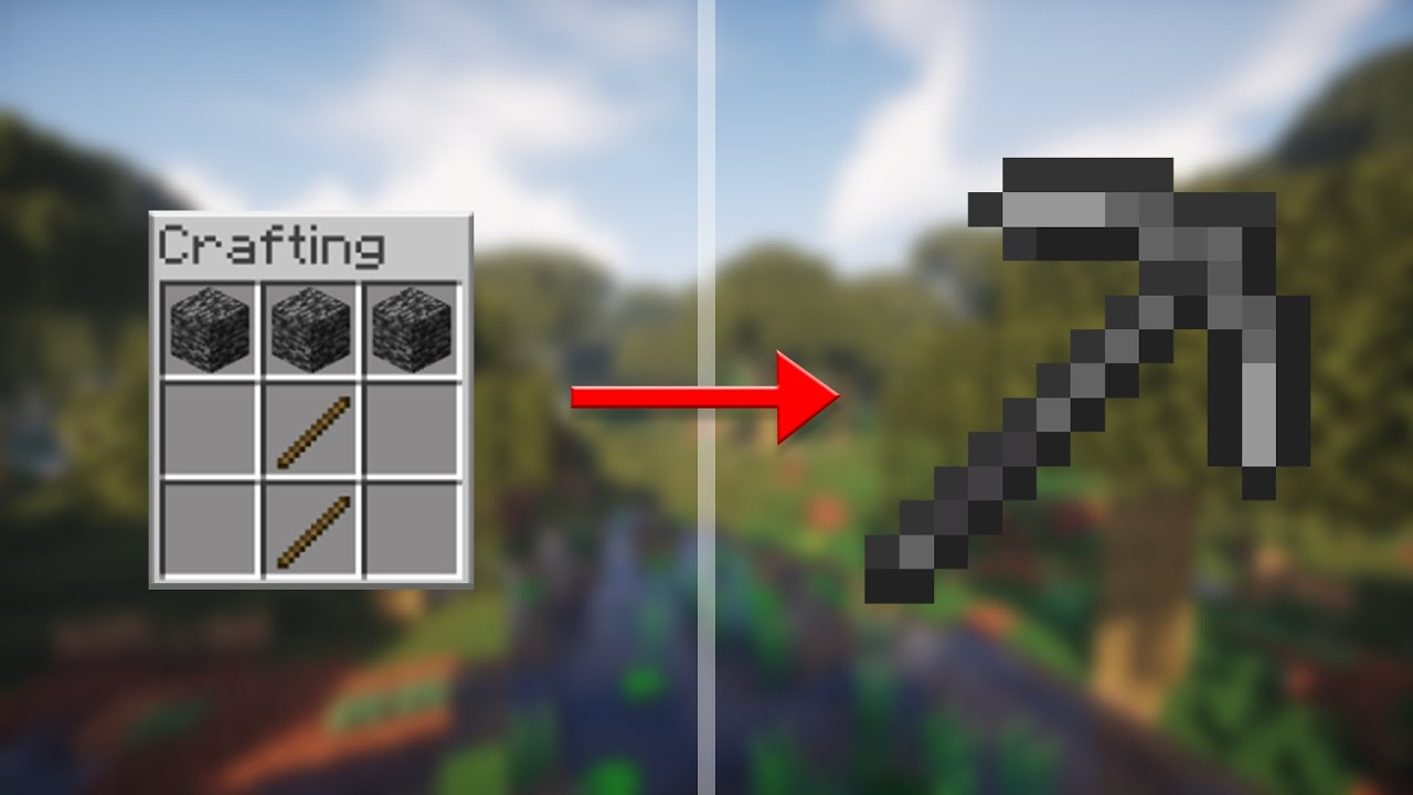Minecraft Obsidian Pickaxe