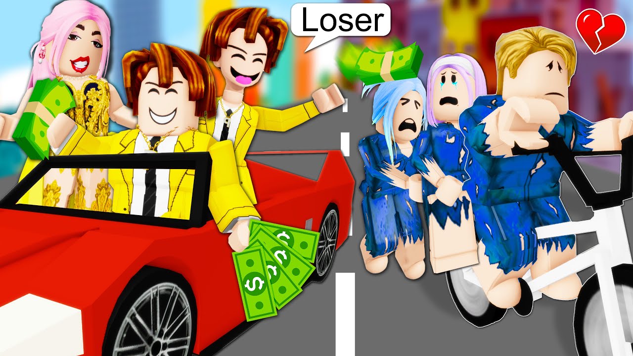 ROBLOX Brookhaven 🏡RP - FUNNY MOMENTS: Rich Family & Poor Family ...