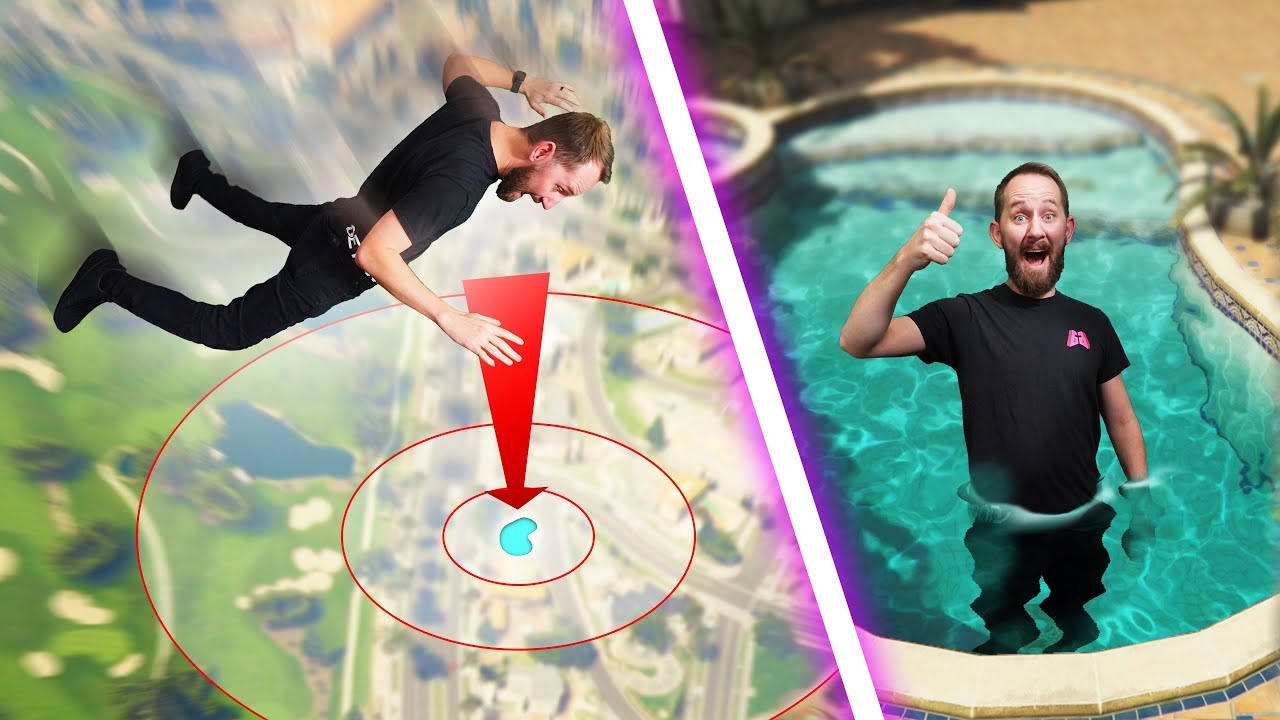 Skydive Into The Pool Challenge! | GTA5 - YouTube