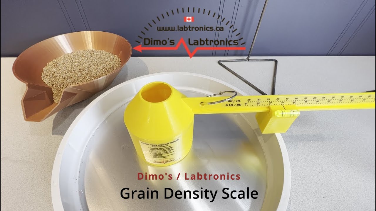 Grain Density Scale Demo - Dimo's Labtronics - YouTube