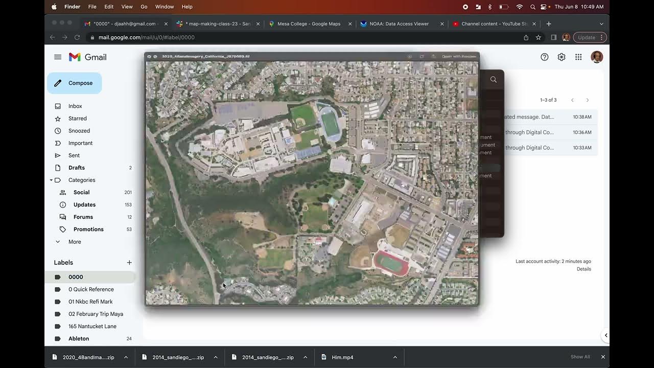 Downloading NOAA LIDAR, Aerial Photo Data - YouTube