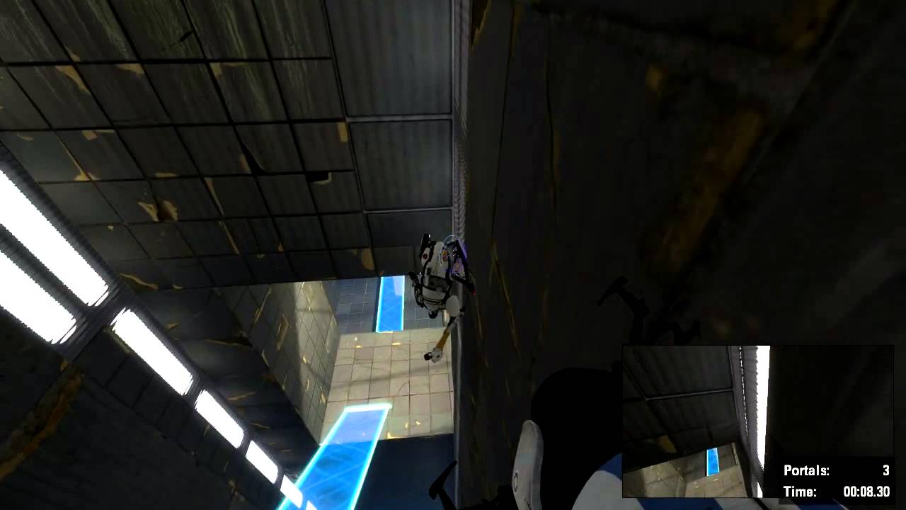 Portal 2 - Catapult Block World Record 17.75 - YouTube