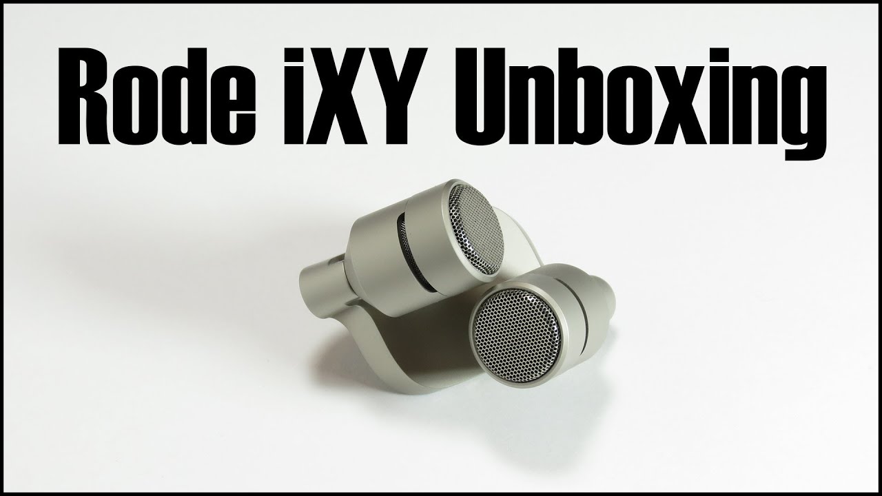 Unboxing the Rode iXY Stereo Microphone - YouTube