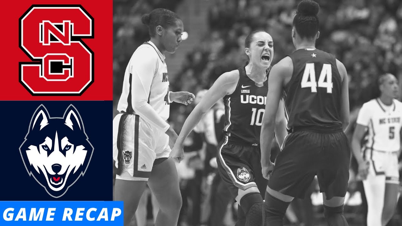 Huskies Get ANOTHER Top 10 Win! | NC State vs. UConn | Women's College ...