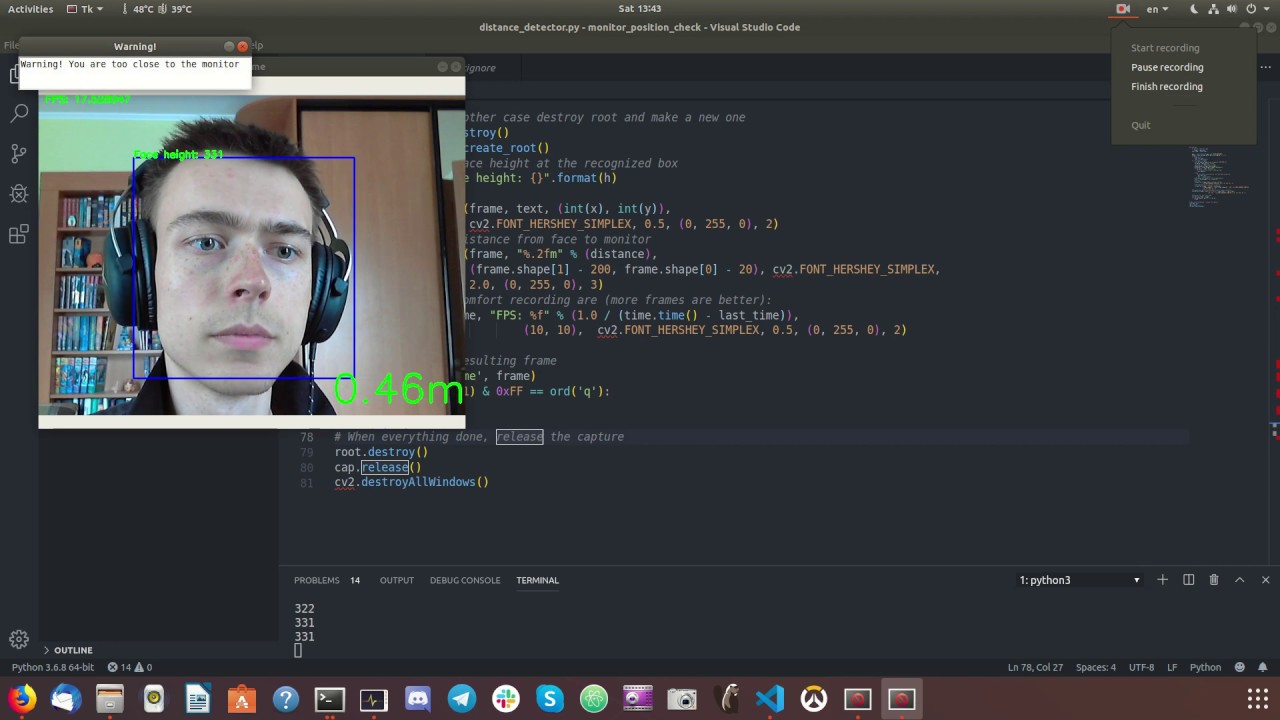 Example of position monitor detection - YouTube