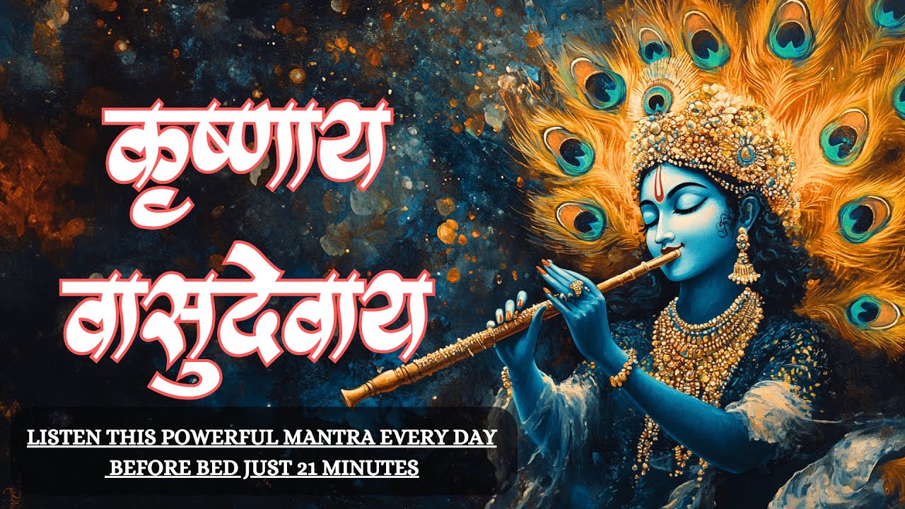 listen this POWERFUL Mantra DAILY 21 mins before bed | Krishnaya ...