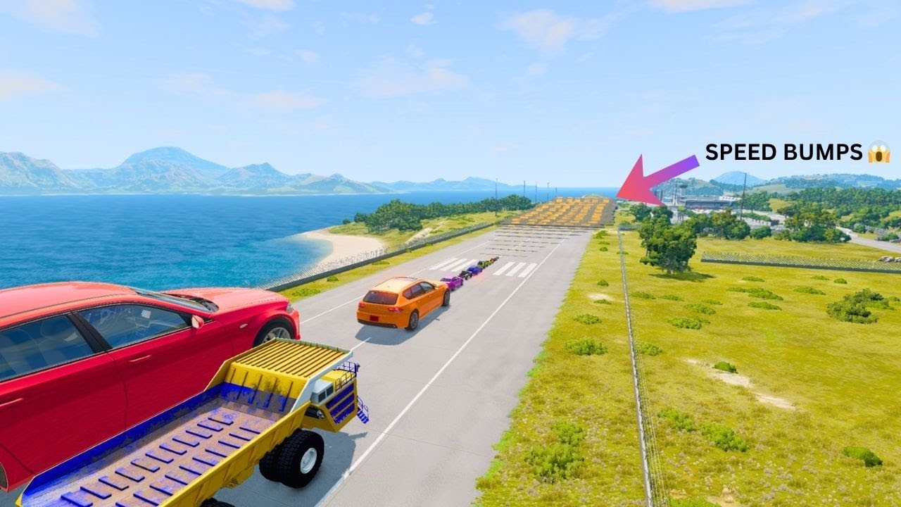 🔥🔥 Little BIG Cars vs Little BIG SPEED BUMPS 🔥🔥 - YouTube