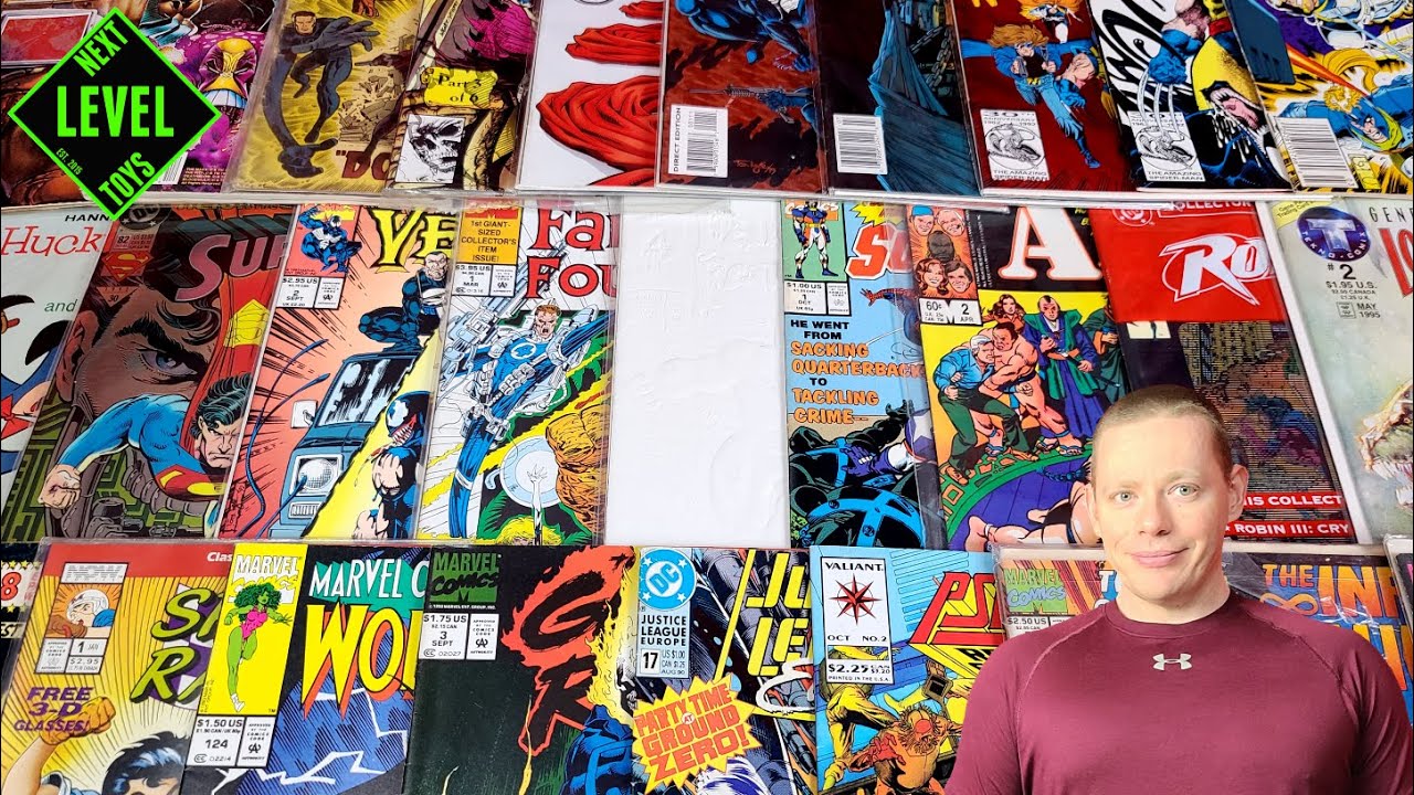 MY CHILDHOOD VINTAGE COMIC BOOK COLLECTION - YouTube