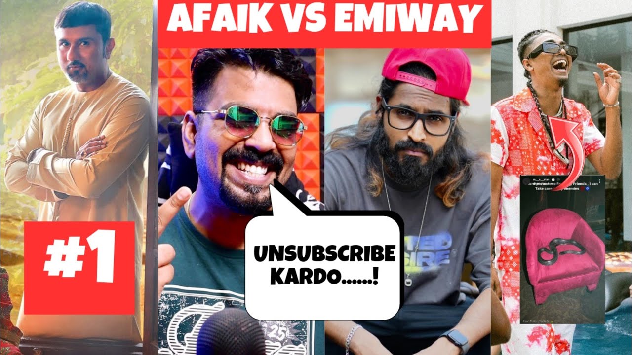 AFAIK VS EMIWAY | AFAIK ANGRY ON EMIWAY "W" LINES ? MC STAN STORY FOR ? YO YO HONEY SINGH ...