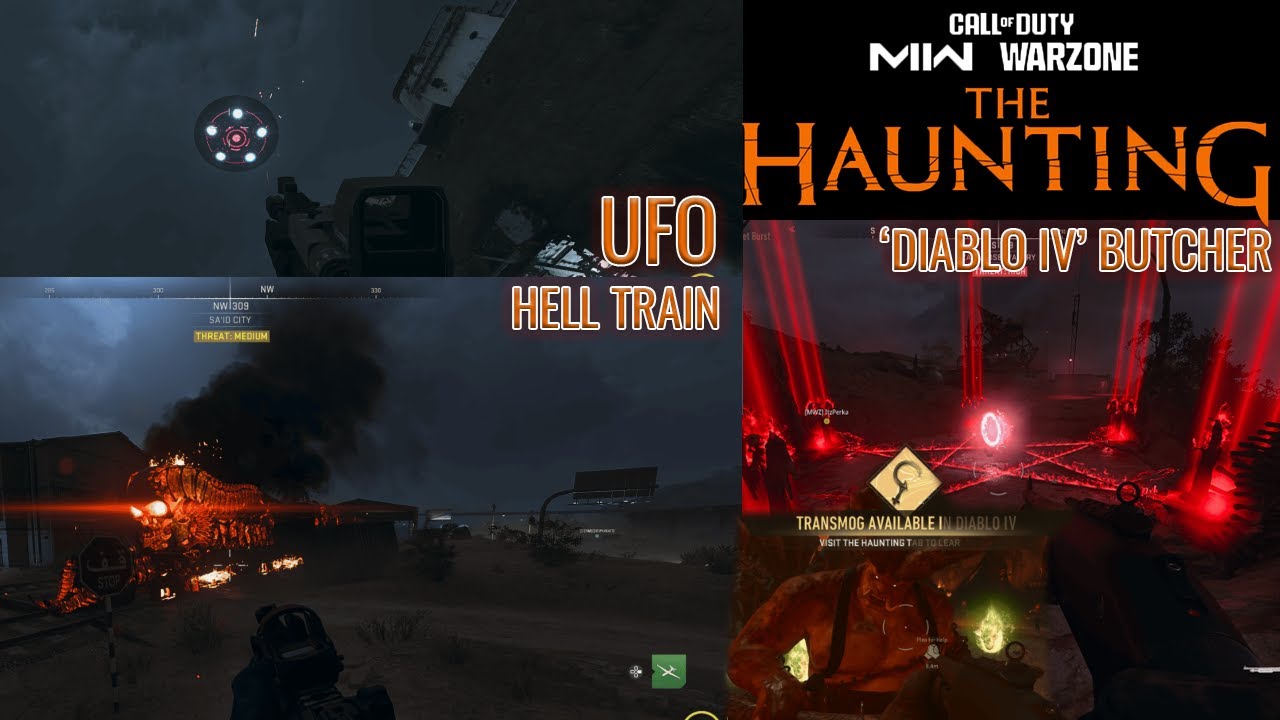 Modern Warfare II: "HAUNTING" BOSSES ON DMZ - GHOST TRAIN, THE UFO ...